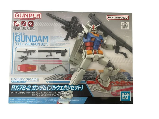 MAQUETTE / FIGURINE Gunpla Bandai Namco RW-78-2 Gundam Full Weapon Set ...