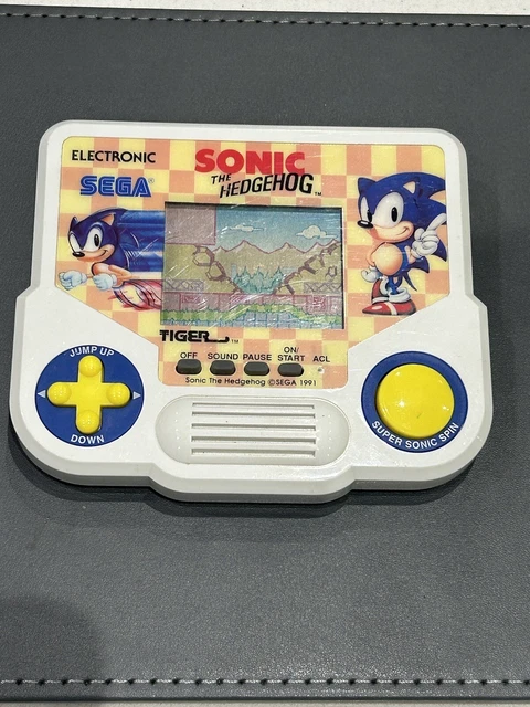 RARE SONIC THE Hedgehog | LCD Game | Tiger Electronics | 1988 | Tested ...