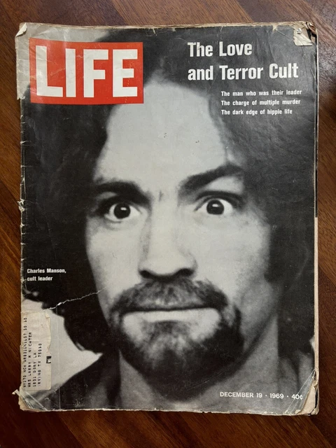 LIFE MAGAZINE. RARE Charles Manson Edition. December 1969 £0.99 ...