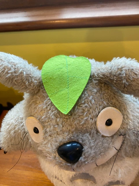 MY NEIGHBOR TOTORO TOTORO plush with leaf and soot sprite £21.50 ...