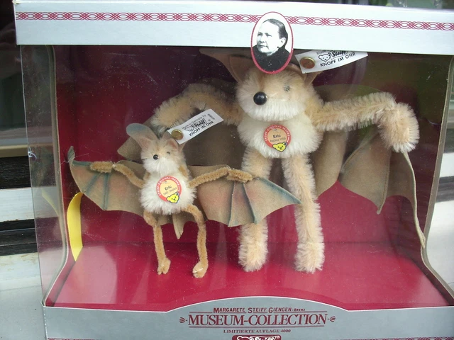 STEIFF FLEDERMAUS SET Eric - Replika 1959 - selten- limitierte Auflage ...