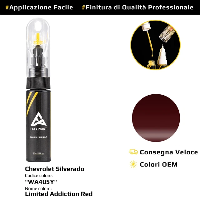 VERNICE DI RITOCCO per Chevrolet Silverado Cod: WA405Y Limited ...