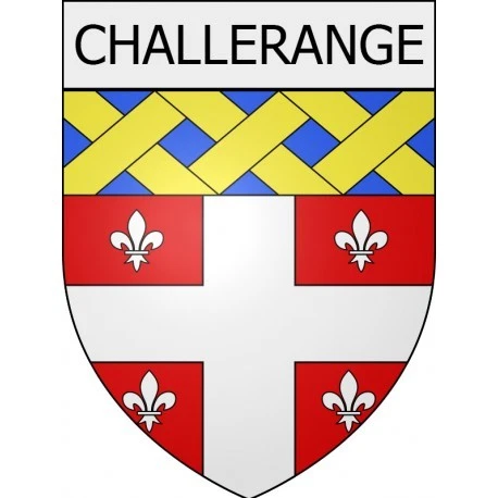 CHALLERANGE 08 VILLE Stickers blason autocollant adhésif Taille:17 cm EUR 6,99 - PicClick FR