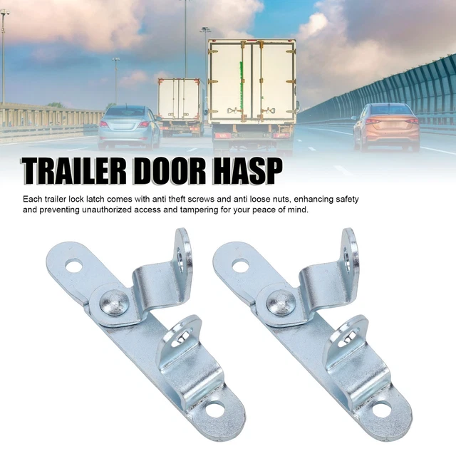 2PCS CARGO TRAILER Door Latch Trailer Door Hasp Keeper For Cargo ...