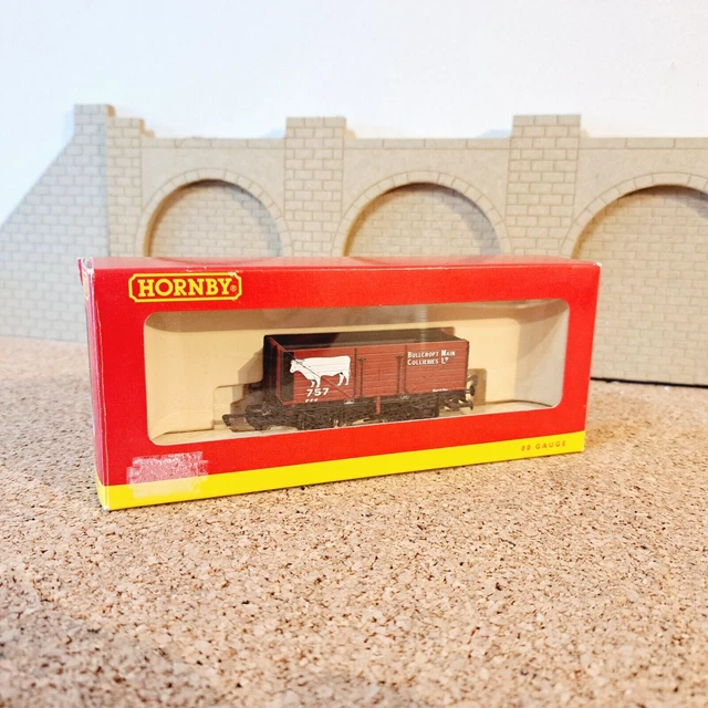 HORNBY RAILWAYS OO Gauge R6516 7 Plank Open Wagon ' Bullcroft Main ...
