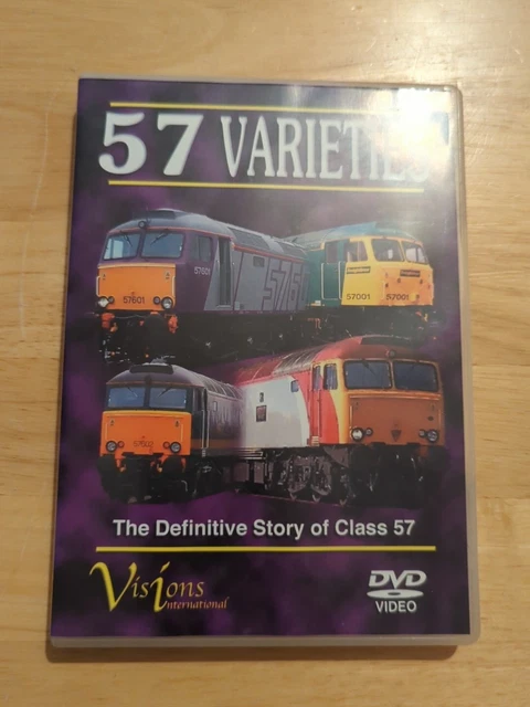 57 VARIETIES THE Definitive Story Of Class 57 DVD Train Railway Visions ...