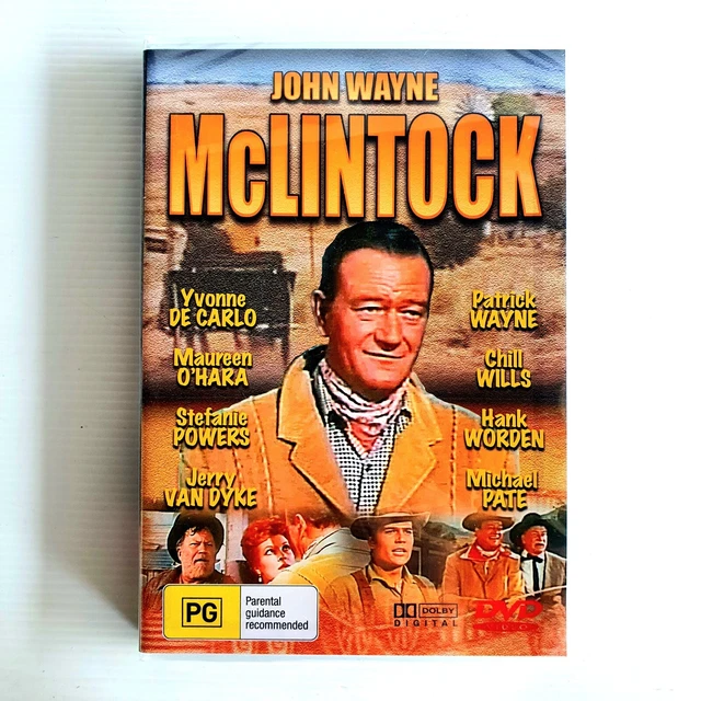 MCLINTOCK DVD 1963 Western Classic, John Wayne, Maureen O'Hara, Region 0/All $9.88 - PicClick AU