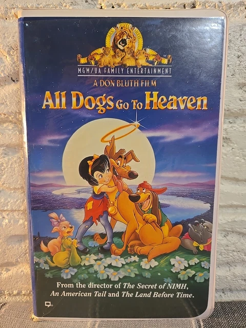 ALL DOGS GO To Heaven VHS Clam Shell Case 1989 MGM Entertainment $5.97 ...