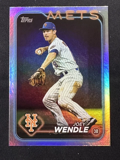 2024 TOPPS SERIES 2 #577 Joey Wendle Foil arcobaleno New York Mets EUR ...