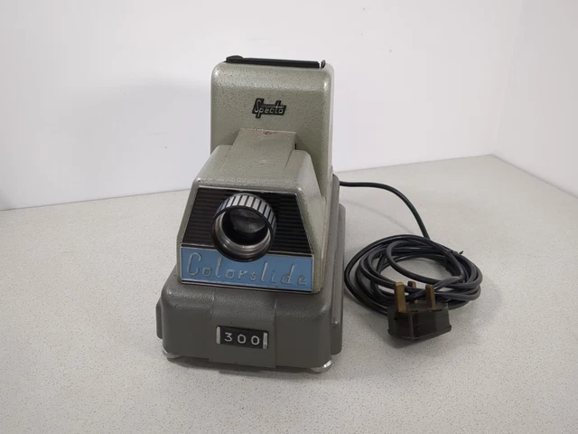 VINTAGE SPECTO COLORSLIDE 300 2"x2" 35mm Slide Projector, Working ...