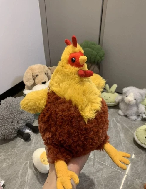 ADORABLE JELLYCAT 10.5& Cluny Cockerel Rooster Genuine Cuddly Christmas ...