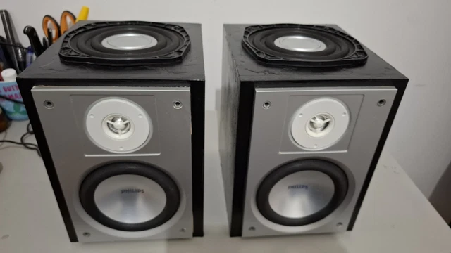 PHILIPS SPEAKER SYSTEM FWB-MC70/01 Bookshelf W00X Technology *MODIFIED ...