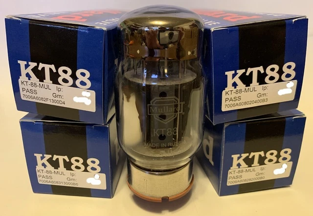 USINE PLATINE QUAD Assortis De Mullard KT88 Tubes, Tout Neuf en Boîte EUR 641,10 - PicClick FR