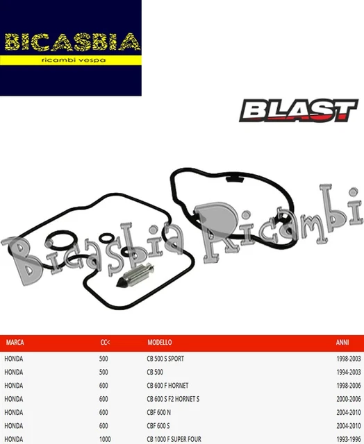 17645 - SET Révision Carburateur Honda CB 600 S F2 -cbf 600 N S CB 1000 ...