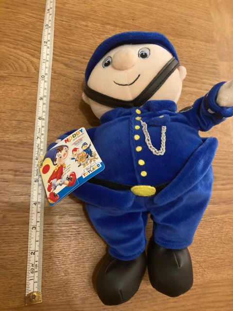 NODDY IN TOYLAND By Enid Blyton Pc Plod The Policeman Large Soft Toy ...