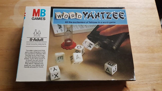VINTAGE WORD YAHTZEE Word-Game by MB Games 1979 Complete £7.99 ...
