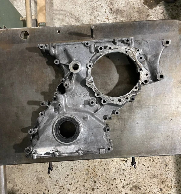 MERCEDES-BENZ W124 OM601 OM603 Diesel Engine Front Timing Chain Cover ...