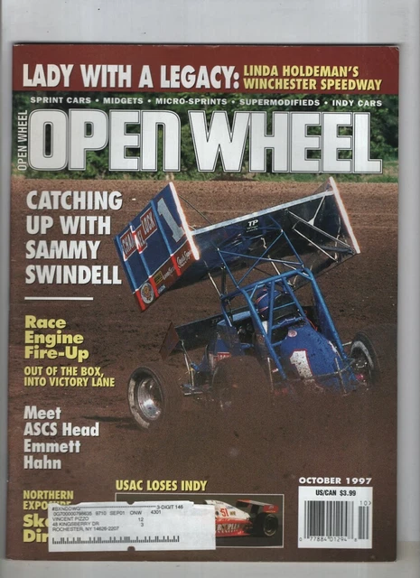 OPEN WHEEL MAGAZINE October 1997 Sammy Swindell Don Hewitt Emmett Hahn ...