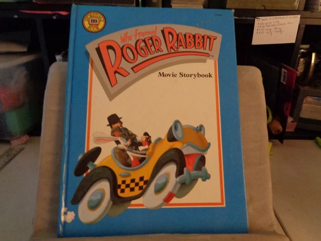 WHO FRAMED ROGER Rabbit? Walt Disney Isbn 0732302595 1988 Movie ...