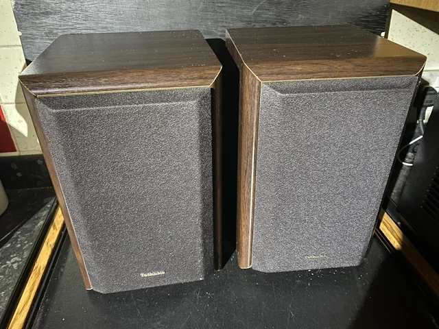 TECHNICS PAIR HIFI Speakers - SB-HD50A - Dark Wood - 60W - Working £35. ...