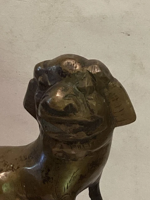 ANCIENNE SCULPTURE CHIEN de Fô. Bronze Indochine Fin XIXème. EUR 28,00 ...