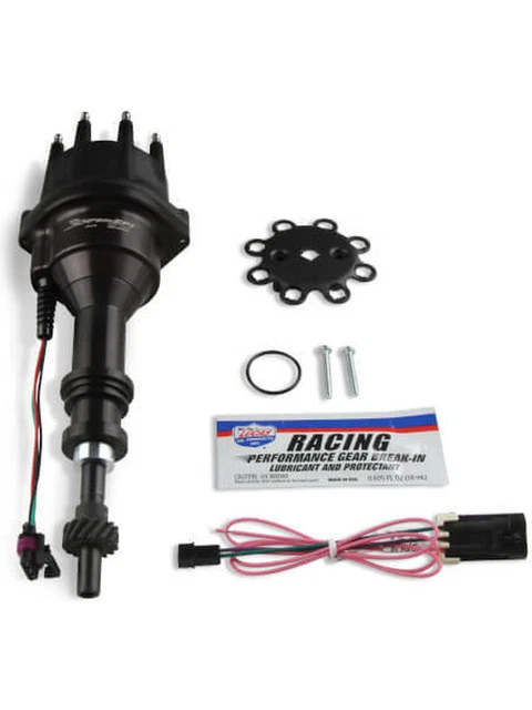 HOLLEY DISTRIBUTOR HYPERSPARK Hall Effect EFI Billet Black Anodised ...