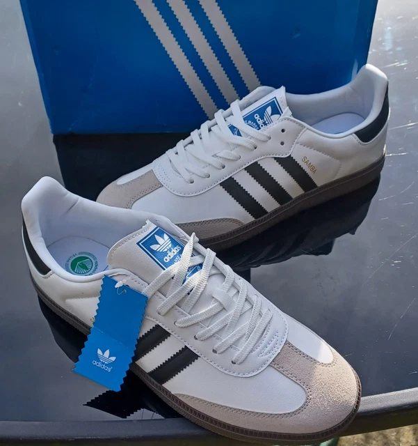 ADIDAS SAMBA OG trainers, White And Black. UK size 9. New in original ...