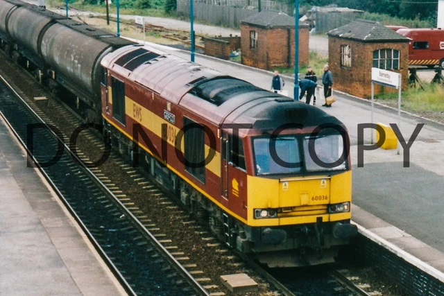UK DIESEL TRAIN Railway Photograph Of Class 60 60036 Loco. Rm60-181 £1. ...