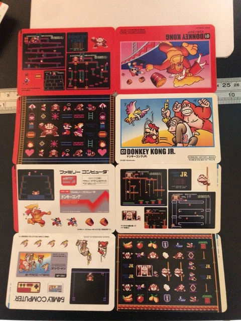 SUPER FAMICOM MARIO Donkey Kong Jr sticker very rare 1983 History Book NINTENDO £36.07 - PicClick UK