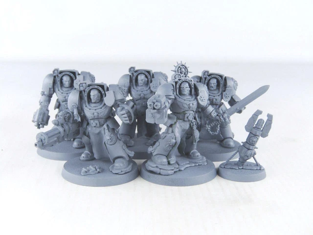 (AG20) TERMINATORS SQUAD Black Templars Adeptus Astartes 40k 30k ...