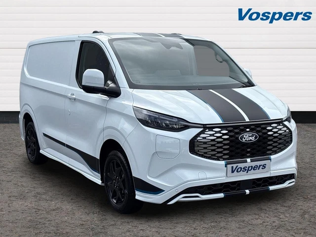 FORD TRANSIT CUSTOM 160kW 65kWh H1 Van Sport Auto Van Electric ...