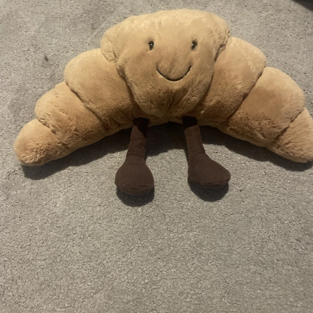 JELLYCAT AMUSEABLE CROISSANT Large Retired Soft Toy £18.39 - PicClick UK