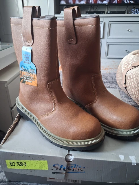 NEW BOXED MENS Steelite Rigger Boots Size 8 Brand New £21.50 - PicClick UK