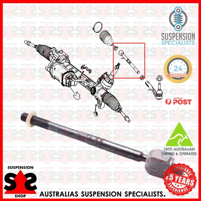 FRONT AXLE INNER Tie Rod Suit MERCEDES-BENZ Gle (W166) 500 e 4-matic (166.063) EUR 28,54 ...