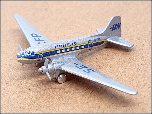 SCHABAK 1/600 SCALE 932/70 - Douglas DC-3 Aircraft - Linjeflyg $44.99 ...