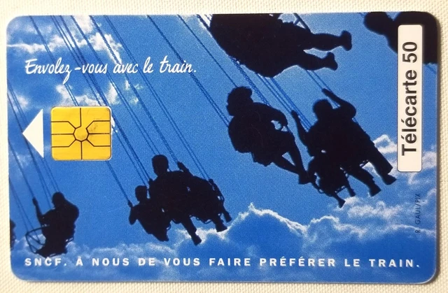 TÉLÉCARTE 50 - Carte Téléphonique SNCF Envolez-vous avec le train - Collection EUR 4,50 ...
