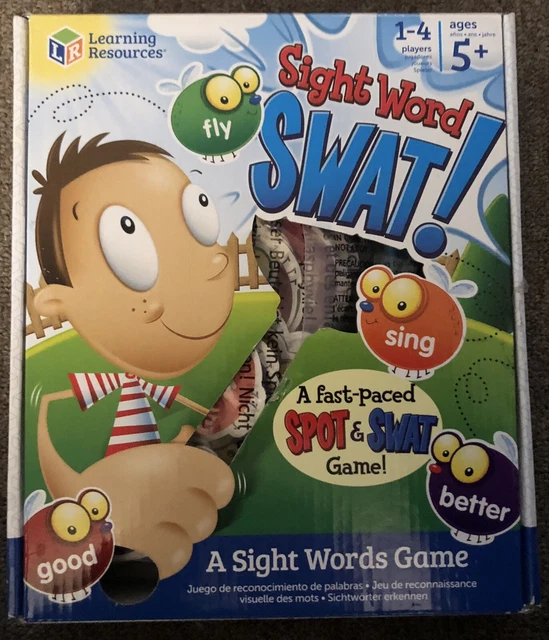 RESSOURCES PÉDAGOGIQUES SIGHT Word Swat a Sight jeu de mots neuf dans ...