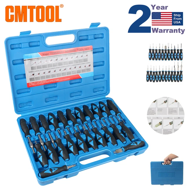 23PCS TERMINAL RELEASE Tool Wire Terminal Electrical Connector Pin ...