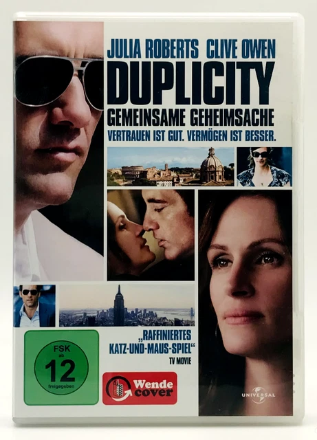 DVD DUPLICITY GEMEINSAME Geheimsache mit Julia Roberts und Clive Owen aus 2009 EUR 2,99 ...