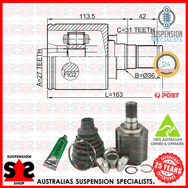 TRANSMISSION SIDE JOINT Kit, Drive Shaft Suit LAND ROVER Freelander 2 3.2 4x4 EUR 72,13 ...