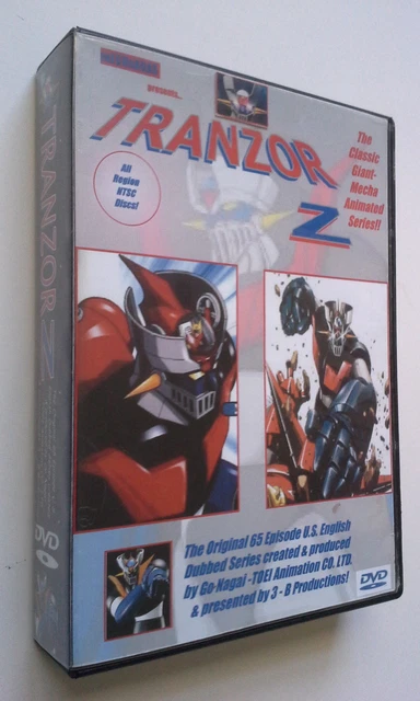 TRANZOR Z U.S. English Dub DVD Grendizer Great Mazinger Getter Robo ...