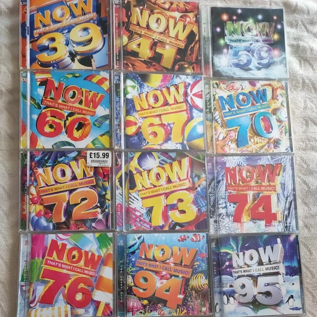 12 NOW THATS What I Call Music CD Albums _ 24 discs, 520 tracks!! Now ...