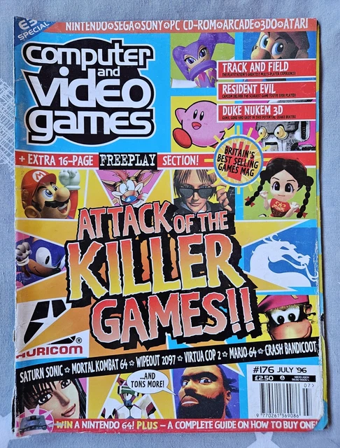 VINTAGE COMPUTER AND Video Games Magazine Issue 176 July 1996 Retro ...