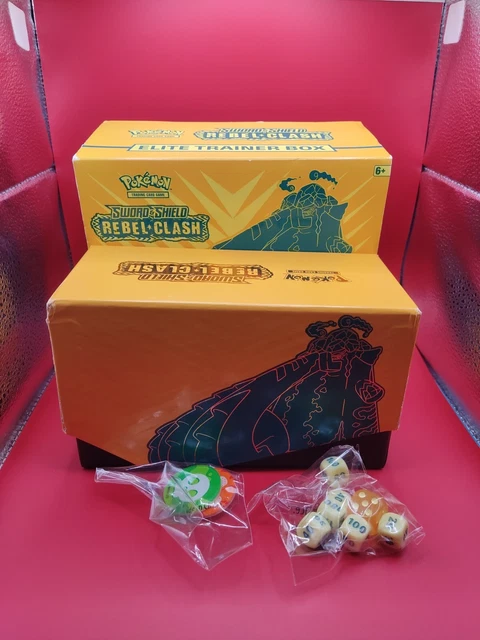 REBEL CLASH ELITE Trainer Box Open Box No Cards Or Packs Pokémon TCG ...