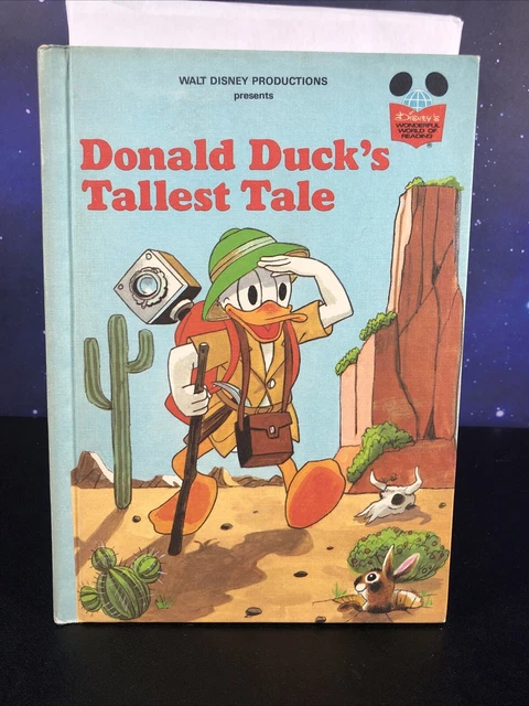 VINTAGE DONALD DUCK'S Tallest Tale Disney's Wonderful World of Reading ...