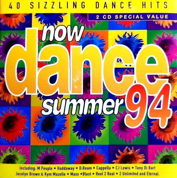 NOW DANCE SUMMER 94 - 2 X Cds Unmixed Tracks - 90S Dance & House Cd Cdj ...
