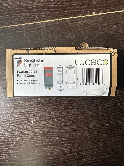 - LUCECO FUSED Lamp- Post Cut-outs Including 6amp Fuse . £11.12 ...
