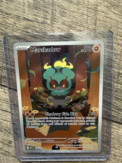 POKÉMON TCG MEGA Evolution Marshadow Illustration Rare 146/132 £133.93 ...