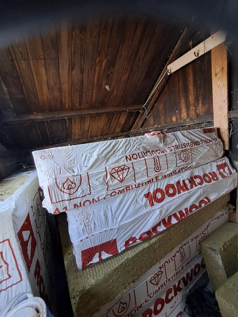 ROCKWOOL EXTERNAL WALL Dual Density Slab 120mm £250.00 - PicClick UK