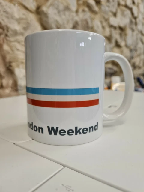LWT LONDON WEEKEND Television 1970s 1980s TV Cup Mug ITV Ident £7.99 ...